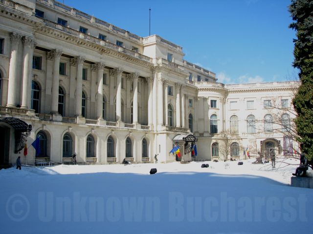 Royal Castle Bucharest Royal Palace Bucharest Royalty Free Images,